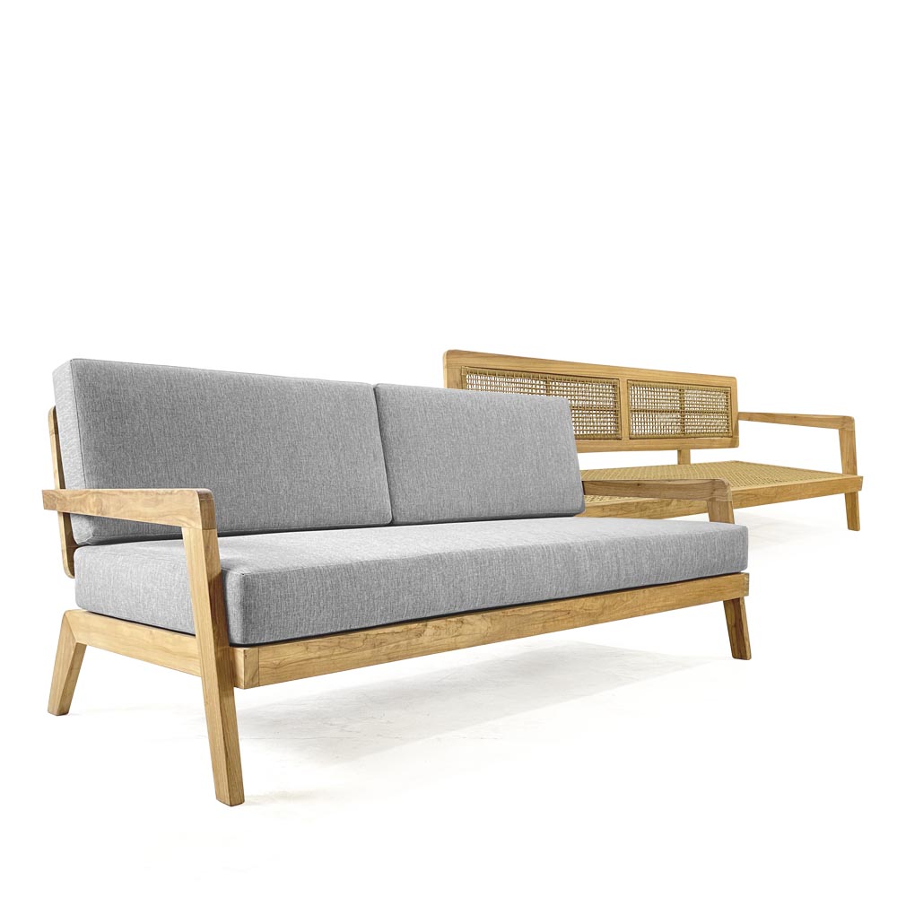 2-Sitzer Teak Loungesofa Krot ~ alles außer gewöhnlich